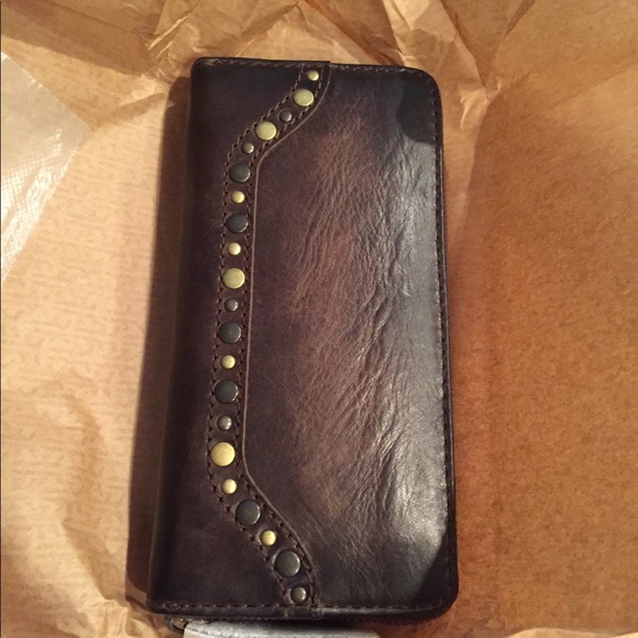 Frye | Bags | Frye Melissa Western Leather Zip Wallet | Poshmark